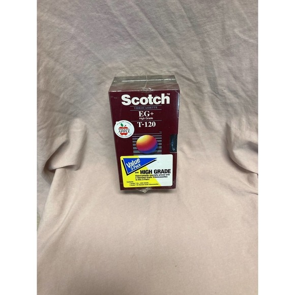 Scotch | Media | 3 Sealed Scotch Eg Eg Blank Vhs Tapes 6 Hour New Vcr T2 | Poshmark
